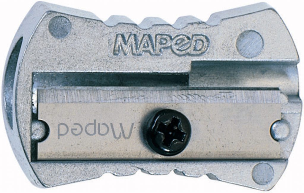 PENCIL SHARPENER METAL 1HOLE FLOWPACK – Maped India